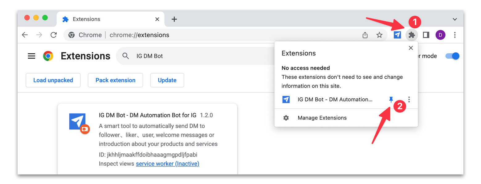 How to Install IG DM Bot Chrome Extension Manually? - IG DM Bot